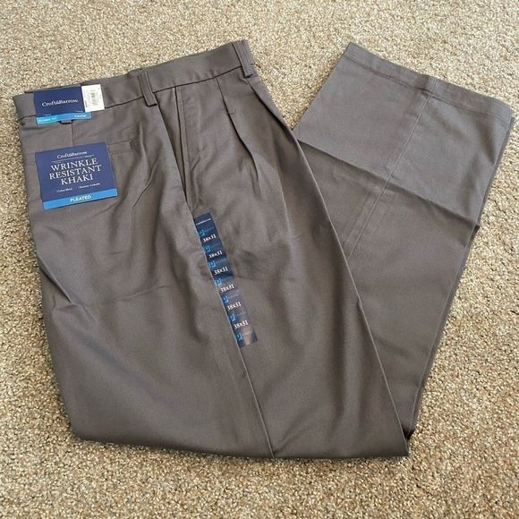 croft & barrow | Pants | Men Croft Barrow Classic Fit Pleated Front ...